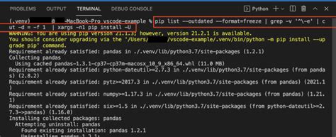 VSCode 4 5 讓 pip 安裝和管理 Python Libraries結合虛擬環境 Python 編程圖表