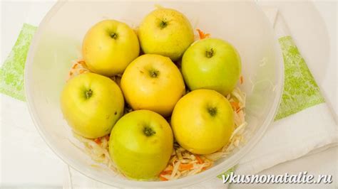 Моченые яблоки Антоновка простой рецепт яблок в капусте