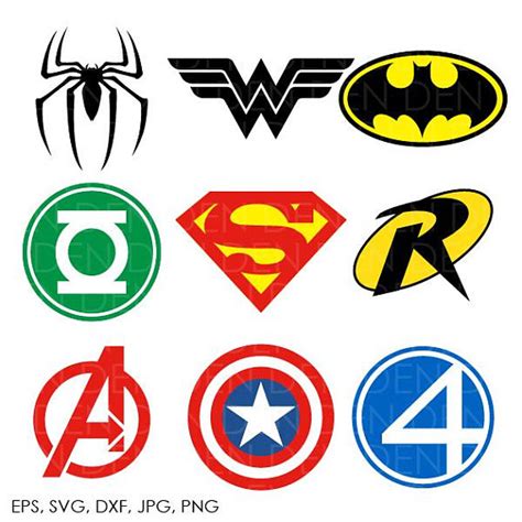 Superhero Logo Vector At Getdrawings Free Download