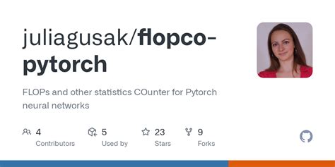 Github Juliagusak Flopco Pytorch Flops And Other Statistics Counter