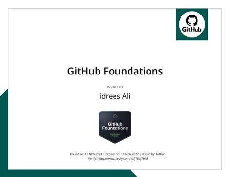 Idrees Ali Rhca On Linkedin Github Githubcertification Softwaredevelopment Continuouslearning