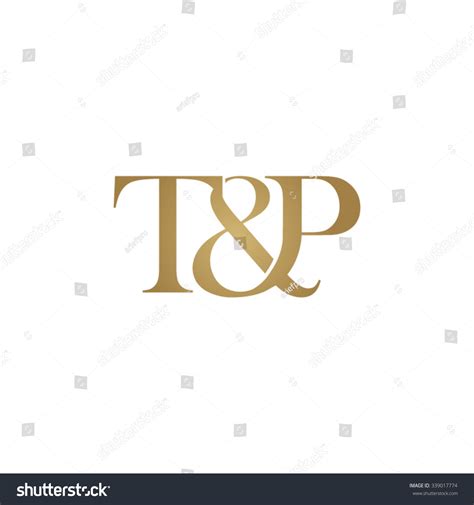 Tp Initial Logo Ampersand Monogram Golden Stock Vector Royalty Free 339017774 Shutterstock
