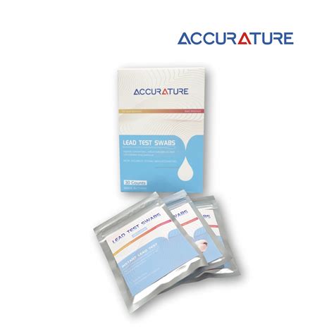 Accurature Detects Lead In House Objects Surfaces 30 Swabs Rapid Lead Test Kit Buy Lead Test