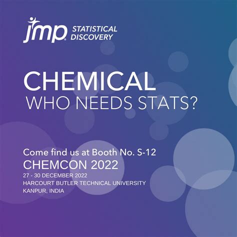 Muralidhara Anandamurthy On Linkedin Chemcon2022 Jmp Jmppro Chemicalindustry Chemical