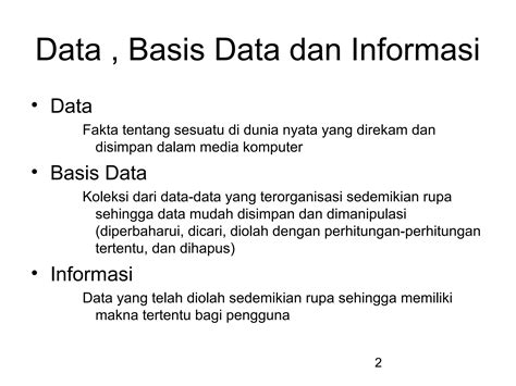 Konsep Dasar Sistem Basis Data PPT
