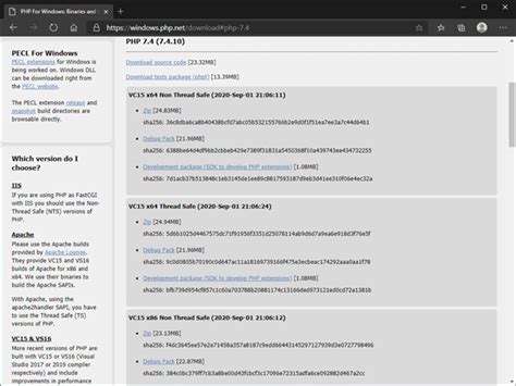 Phpをwindows Server の Iisinternet Information Services環境にインストールする