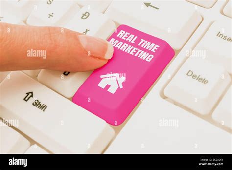Inspiration Showing Sign Real Time Marketing Concept Meaning Creating