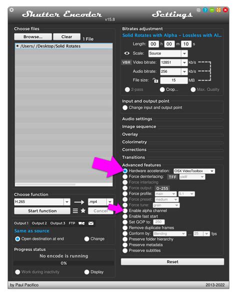 Hevc H265 With Alpha Support In Ame Adobe Community 10630686
