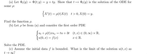 Solved a Let Φt y Φ t y y ty Show that tΦt y is the Chegg com