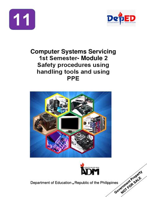 Css 11 Module 2 Safety Procedures Handling Tools And Using Ppe