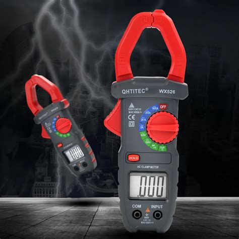 Acdc 클램프 미터 후크 디지털 전류계 전류 테스터 멀티 미터 Tonometer 플라이어 전압계 Holdpeak 전기 클램프