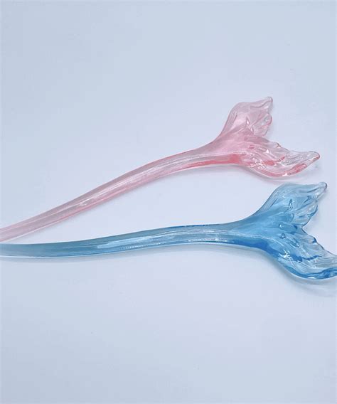 🏝️당일출고🏝️ 인어공주 아크릴 비녀 여름바캉스코디 뒤꽂이 데일리 에이블리