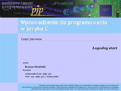 Wprowadzenie Do Programowania W Języku C Omówienie Notatekpl