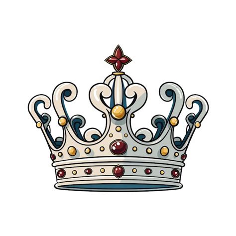 Вектор мультфильма Корона Премиум Ai сгенерированный вектор