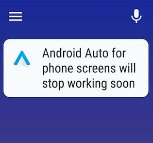 Google Is Killing Android Auto For Phone Screens