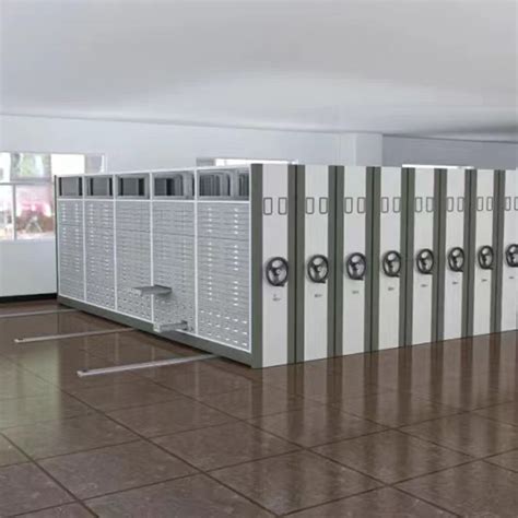 Archive Mobile Shelving File Compactor Storage System Office Library Intensive Filing Cabinet
