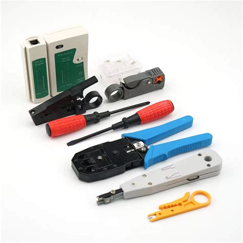 Computer Maintenance Rj45 Lan Network Electronical Tools Kit Bag And Networking Tool Kit