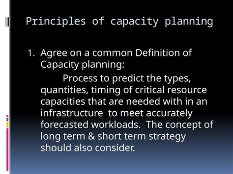 Guidelines For Calculating Capacity Pptx