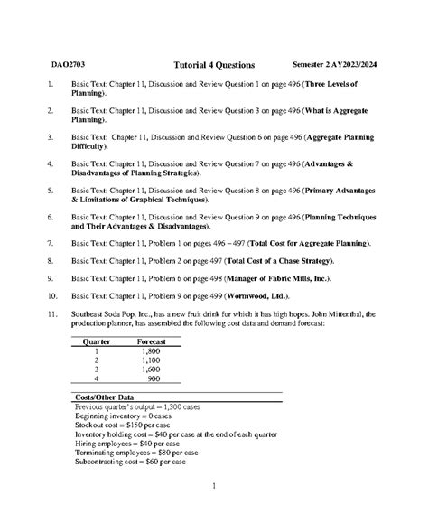 tutorial 4 questions tut 1 dao2703 tutorial 4 questions semester 2