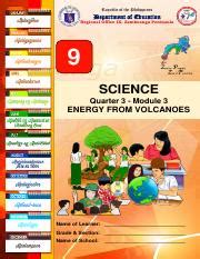 Science 9 Module 3 Version 3 Pdf Republic Of The Philippines Department Of Education Regional