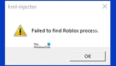 Fix Krnl Injector Failed To Find Roblox Process