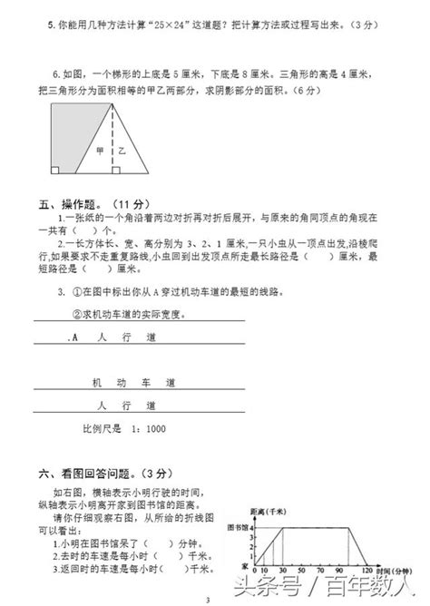 小學六年級下學期期末數學精華試卷及參考答案小升初收藏 每日頭條