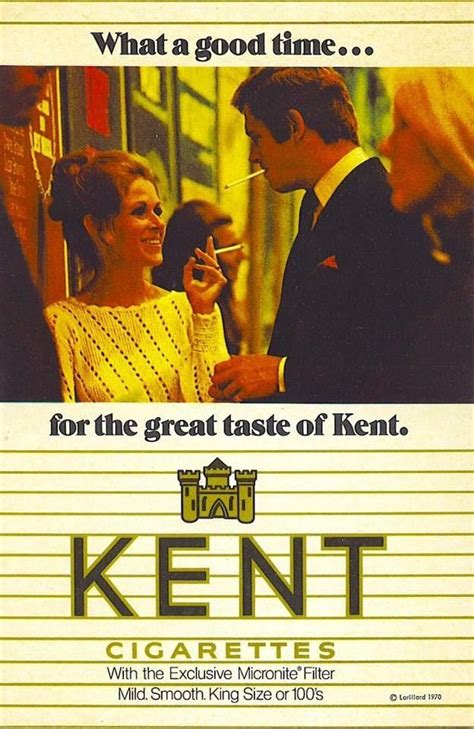 1950s Kent Cigarette Ads