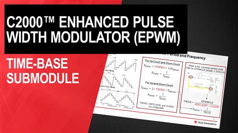 C2000™ Enhanced Pulse Width Modulator Epwm Time Base Submodule Vídeo