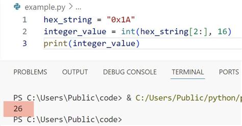 How To Convert Hexadecimal String To Integer In Python