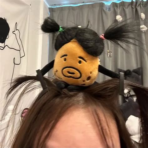 귀여운 맞춤형 별자리 스타일 봉제 인형 머리띠 재미있는 헤어 코튼 인형 크리에이티브 헤어 반창고 생일 선물 위시버킷