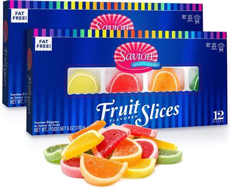 Savion Fruit Slices T Box 6oz 2 Pack Kosher For