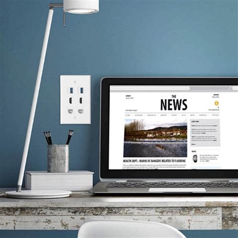 Ethernet Muurplaat 6 Poorts Met 2 × Hdmi 2 × Usb 3 0 Soldeervrij Voor Aan De Muur Bol