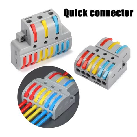 Wiring Push In Conductor Quick Wire Connector Cable Connectors Terminal