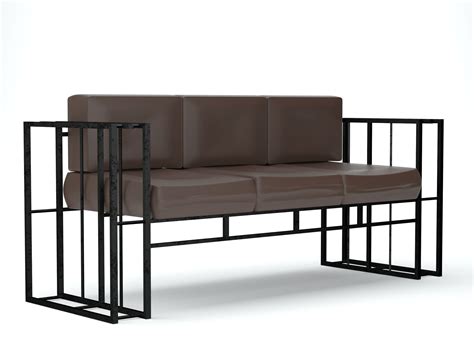 소파 로프트 3d 모델 20 Fbx Cgf Max Obj Unknown Free3d