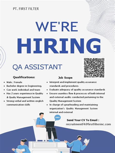 Qa Assistant Vacancy Pdf