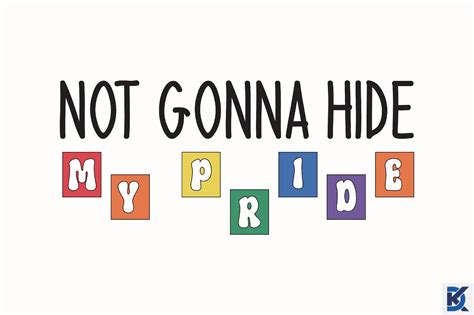 Retro Not Gonna Hide My Pride Svg Graphic By Designking · Creative Fabrica