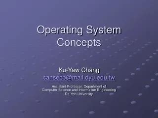 PPT Operating System Concepts Introduction And System Evolution
