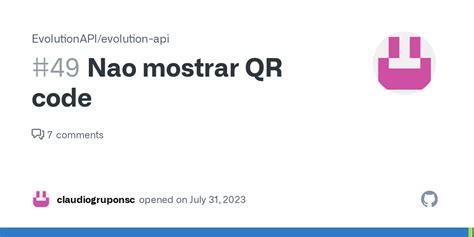 nao mostrar qr code · issue 49 · evolutionapi evolution api · github