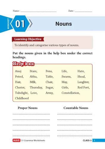 51 English Grammar Worksheets Class 5 At ₹ 250piece English Grammar