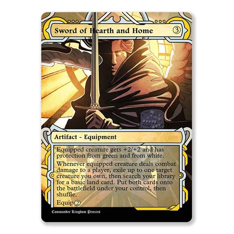 Sword Hearth And Home Mystical Archives Custom Mtg Proxy Card
