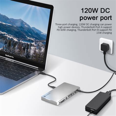 Thunderbolt 4 Usb 4 0 도킹 스테이션 8k 60hz 디스플레이 의 고품질 Thunderbolt 4 Usb 4 0 도킹 스테이션 8k