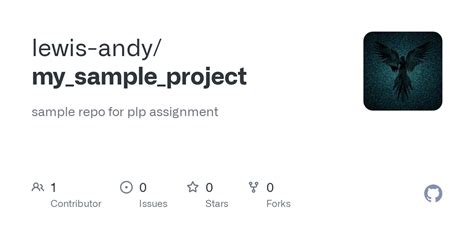Github Lewis Andymysampleproject Sample Repo For Plp Assignment