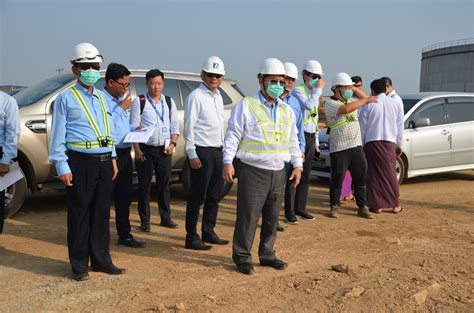 ဒုတိယဝန်ကြီး ဦးခင်မောင်ဝင်း ကျောက်တန်းမြို့နယ်အတွင်းရှိ မဂ္ဂါဝပ် ၃၅၀