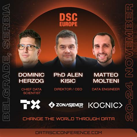 Data Science Conference On Linkedin Ai Ml Datascience Dsceurope