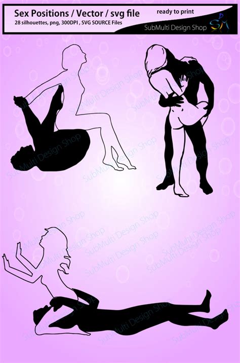 Sex Silhouettes Vector Sex Position Sex SVG File EPS Etsy Australia