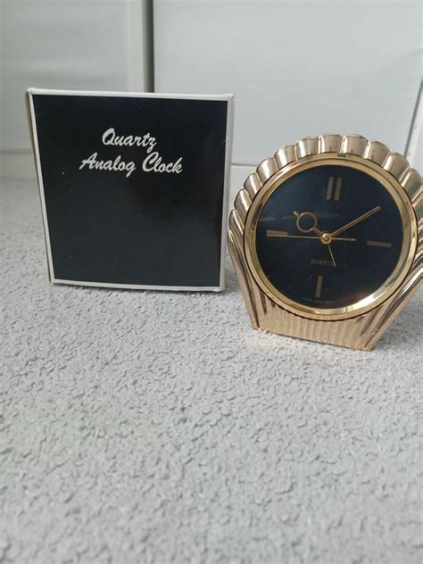 New Quarz Analog Clock Japan Stationary Alarm Vinted