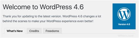 wordpress 4 6 released guide to new features and updates wpism