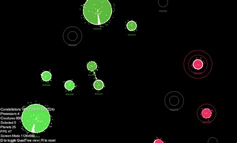 GitHub Tentone Constellations Particle Collision With Quad Tree Experiment Inspired By Games