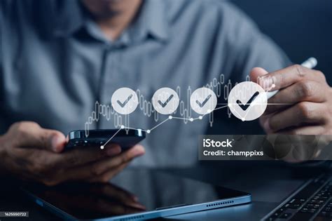 체크리스트 품질 목표 차트 그래프 주식 투자를 통한 객관적인 관리 표준화 인증 규정 서비스 및 표준 준수 동조에 대한 스톡 사진 및 기타 이미지 Istock