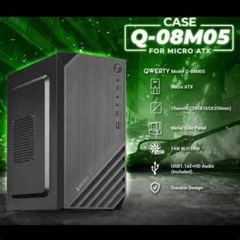Jual Casing PC Mini Qwerty M ATX PSU 450W Kota Denpasar Balian Computer 1 Tokopedia